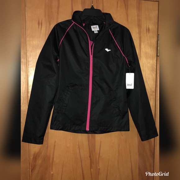 Everlast | Jackets & Coats | Black Pink Lining Everlast Windbreaker ...